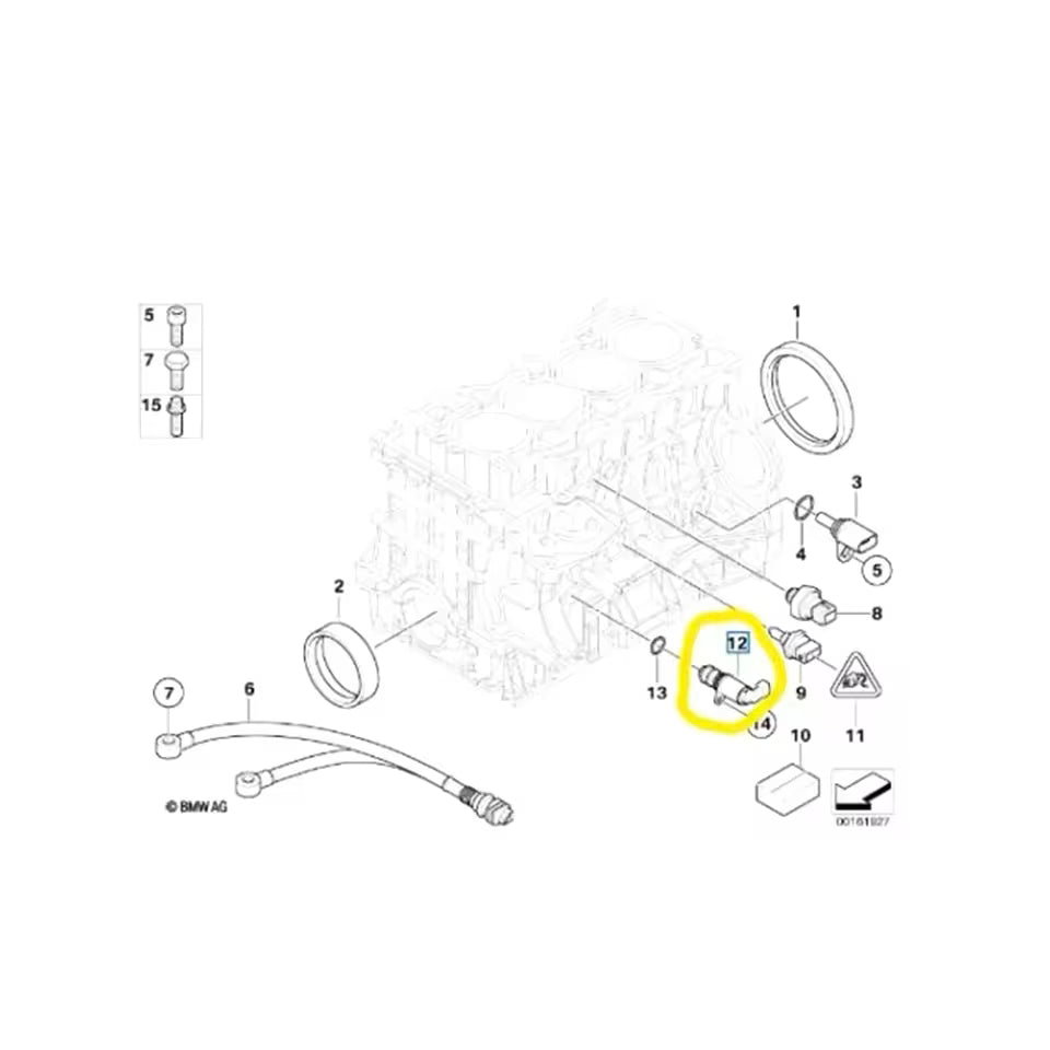 Engine Hydraulic Valve Lifter Oil Pressure Control Valve 11417584990 f ...
