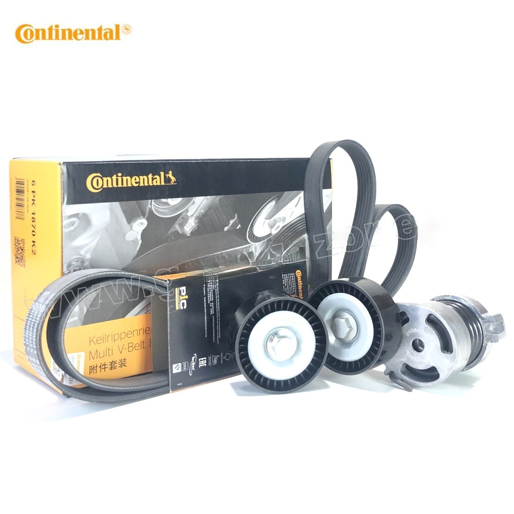 BMW Drive Belt Rubuilt kit V-Belt 6PK1870 E81 E82 E46 E90 E60 X1 X3 Z4 ...