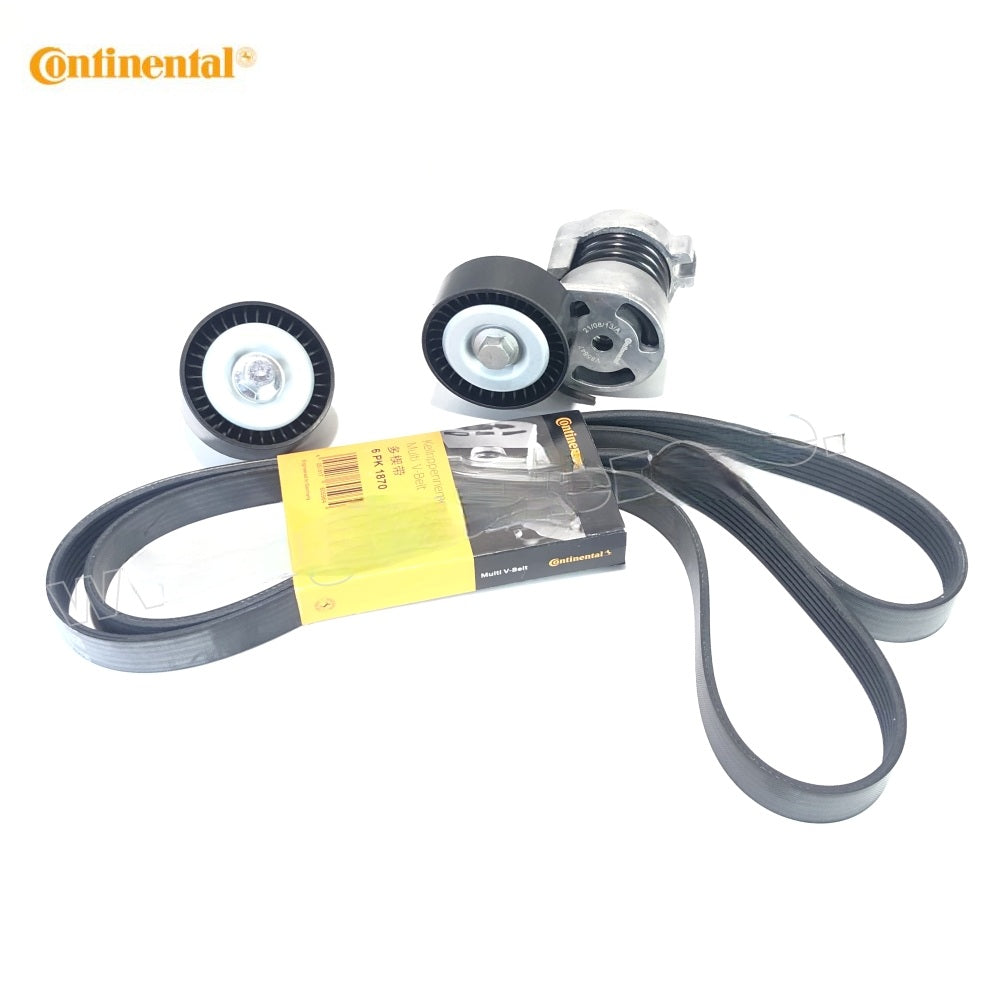 BMW Drive Belt Rubuilt kit V-Belt 6PK1870 E81 E82 E46 E90 E60 X1 X3 Z4 ...